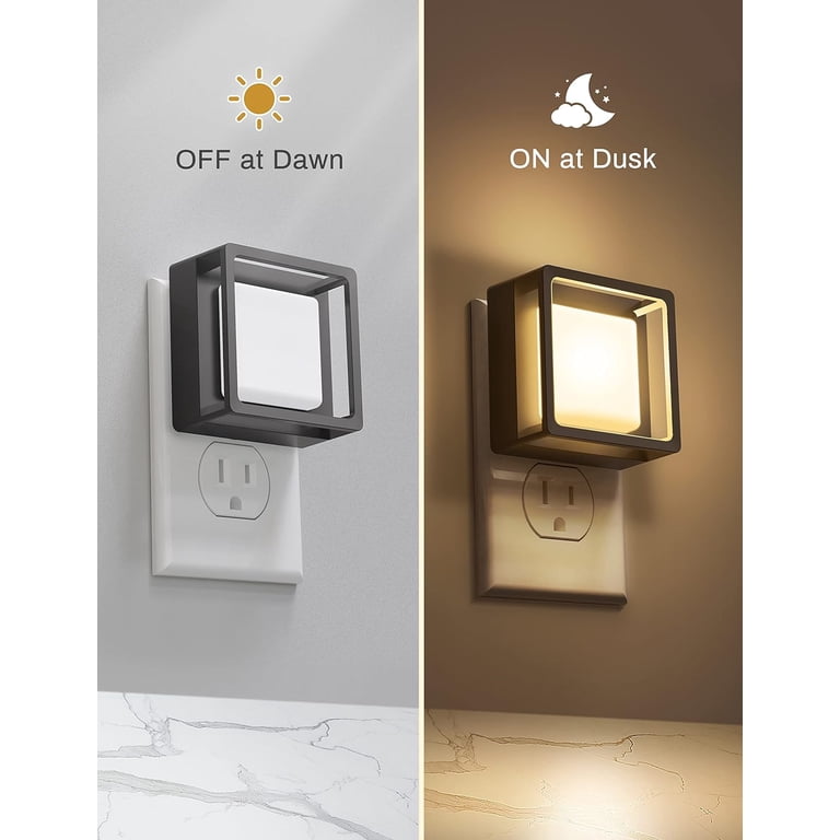 Dimmable Night Light Dimmable LED Night Light Plug - Auto On/Off Sensor ...