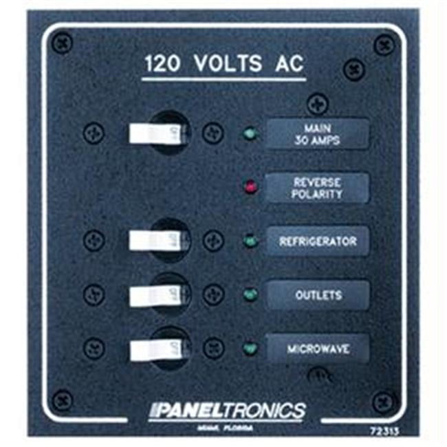 Paneltronics 9972313B Paneltronics Standard Ac 3 Position Breaker Panel ...