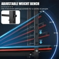 OPPSDECOR Adjustable Weight Bench Set, 661 LBS Bench Press with with ...