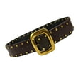 Black Waist Belt Chain Dancers Costume Studded Waistband Belt Simple ...