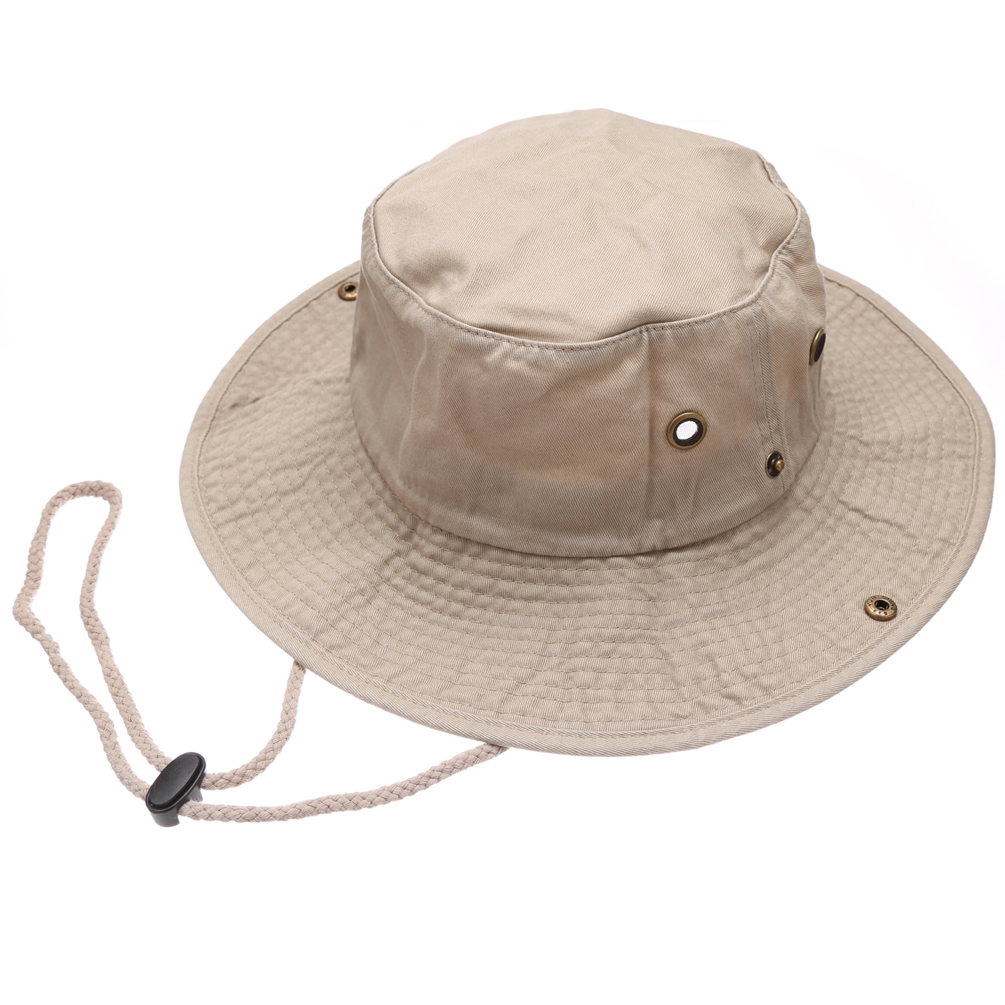 Summer Outdoor Boonie Hunting Fishing Safari Bucket Sun Hat with ...