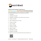 ALCIDAE Remote Control Access Garage Door Opener with Surveillance ...