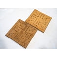 Handmade Real Wood 16x16 Inch 4-Player Marble Board Game with Glass ...