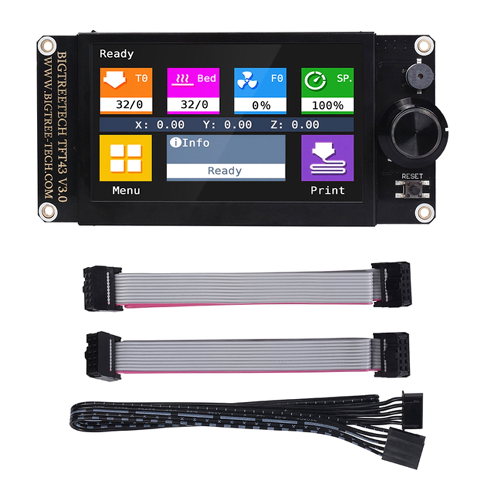 BIGTREETECH TFT V3.0 Dual Mode TouchScreen Display for 3D Printers in ...