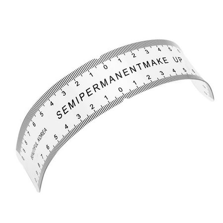 Eyebrow Ruler Reusable Permanent Make Up Professional Plastic Position ...