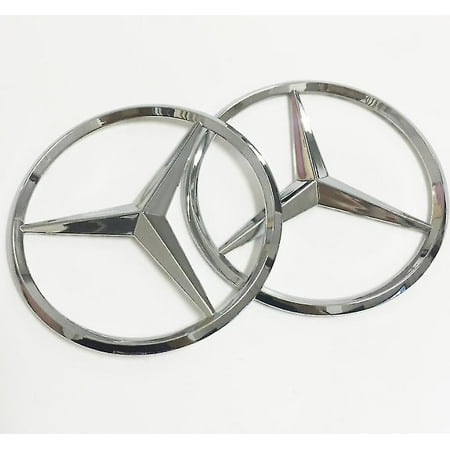 Zk- Mercedes-benz Rear Logo Rear Trunk 9cm Car Logo Rear Car Logo 90mm ...