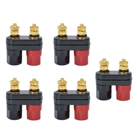 Couple Binding Posts, Compact 5Pcs Copper Gold Plated Binding Posts ...