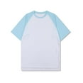 Bnwani Shirts for Men Quick Dry Solid Color Shirts Active Tee Sky Blue ...