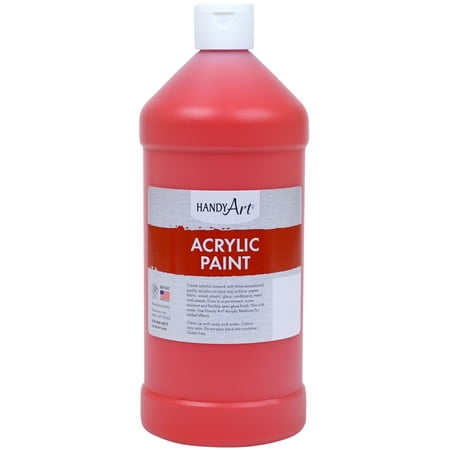 Handy Art Acrylic Paint 32oz-Brite Red -HA103-040 | Walmart Canada