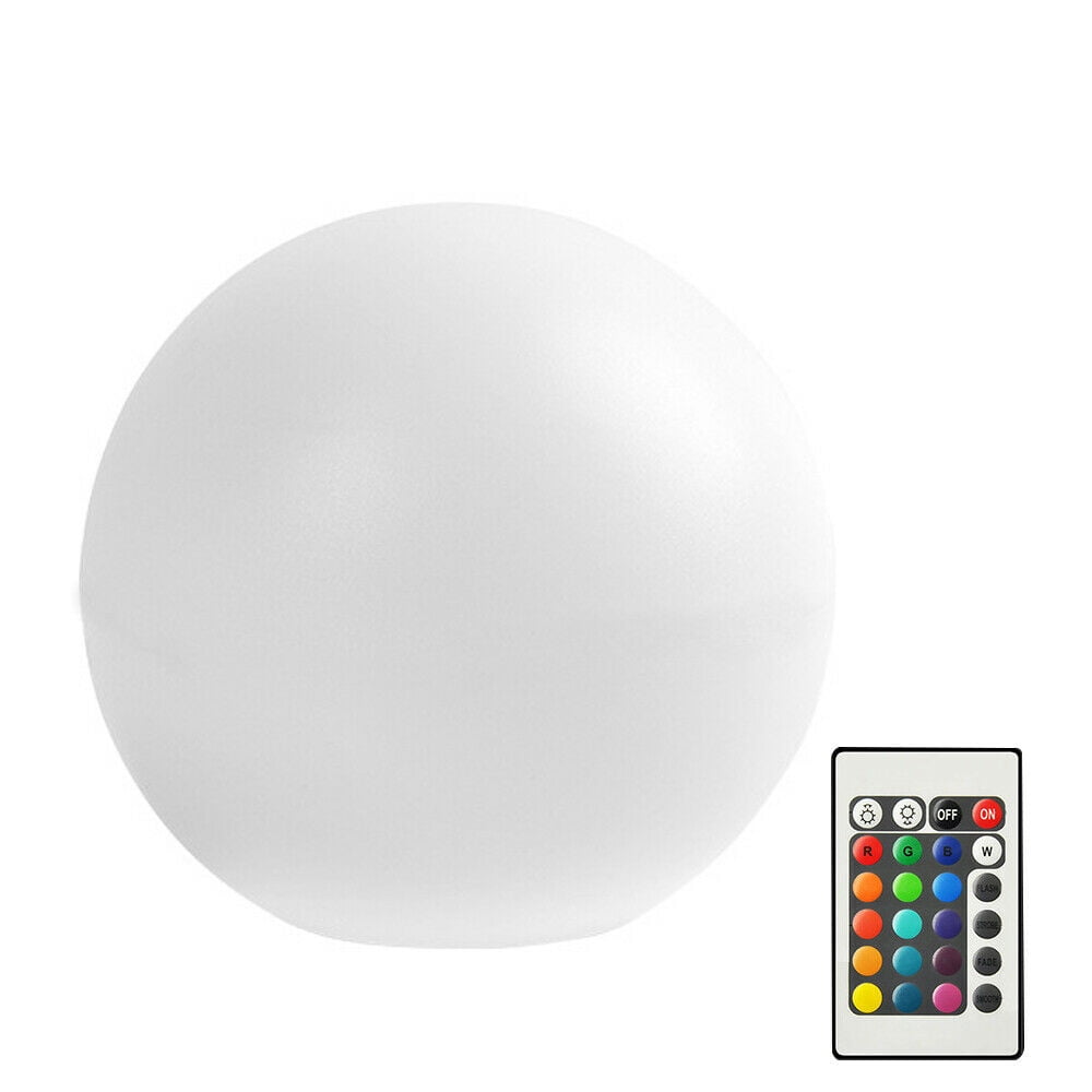 Underwater RGB LED Floating Ball Lamp Drift Light Garden Swimming Pool ...