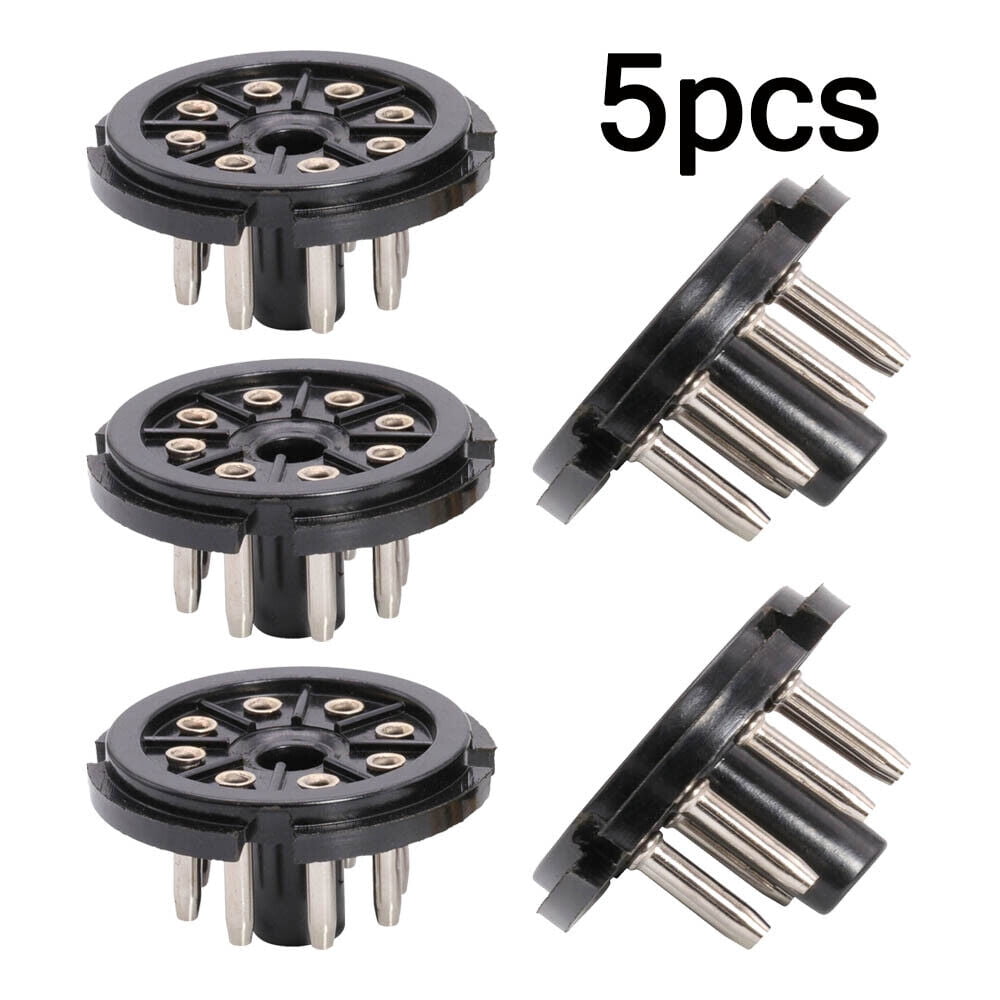 5pcs/set For EL34 EL34 6N8P 8Pin Octal Bakelite Tube Base Socket Saver ...