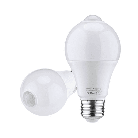 Qtmnekly 2Pcs Human Body Induction Planting Bulb, Full Spectrum ...