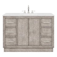Sagehill Designs American Craftsman 48" Bathroom Vanity Base, Rustic ...