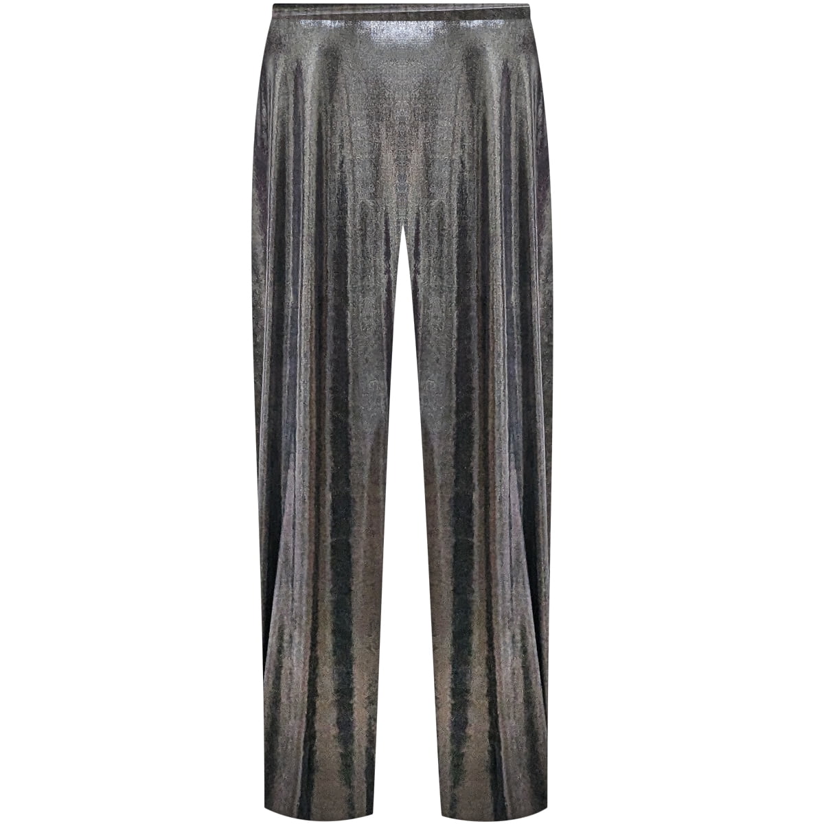 Large Extra Tall Silver Metallic Slinky Tapered Silver Pants - Walmart.com