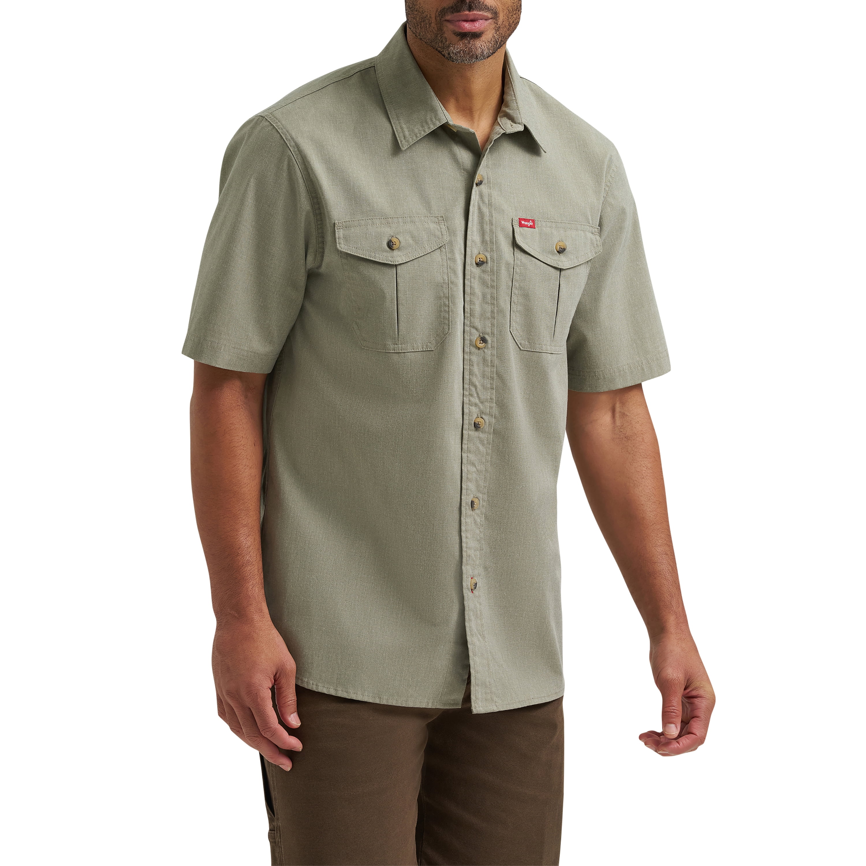 Wrangler® Men's Heritage Short Sleeve Woven Shirt - Walmart.ca