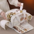 2. Foldable Makeup Storage, Lightweight Design with Brush Holders for ...