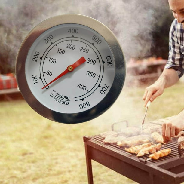BBQ Thermometer Barbecue 52mm Oven Pit Smoker thermometer smoker Grill ...