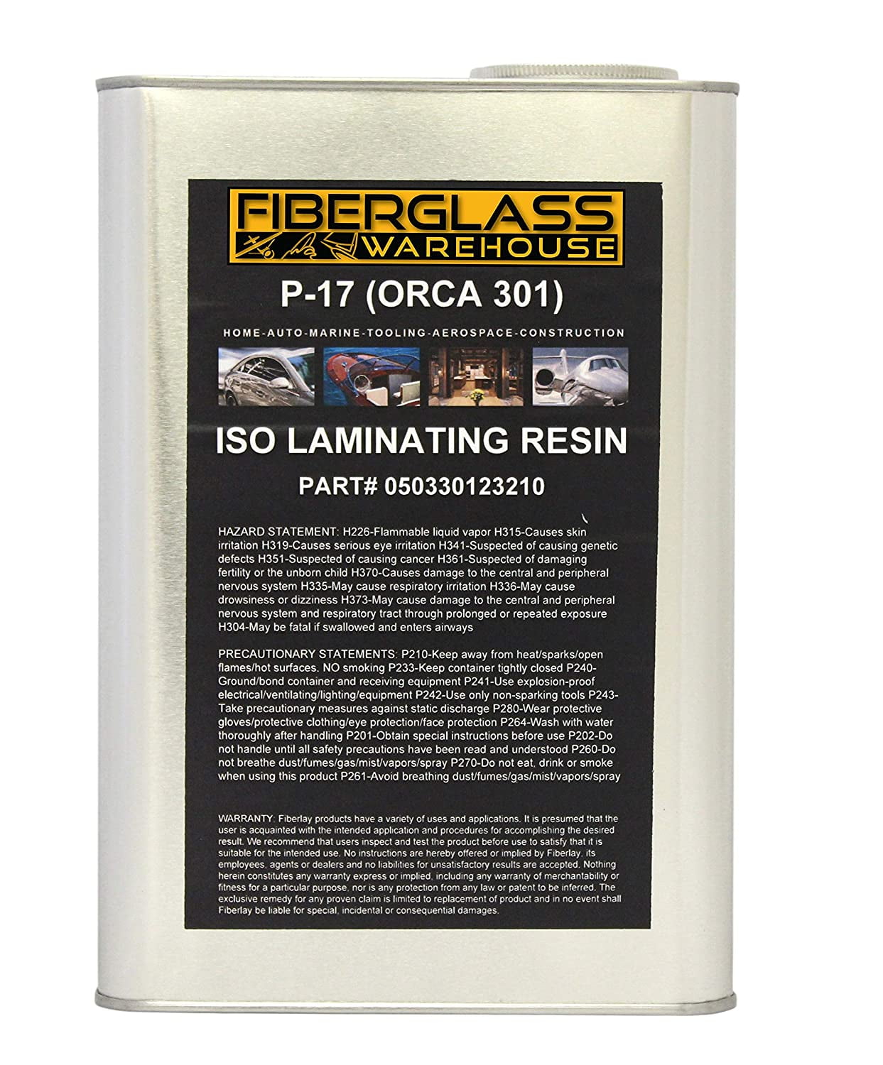 ISO Polyester Laminating Resin (4 Gallon) - Walmart.com