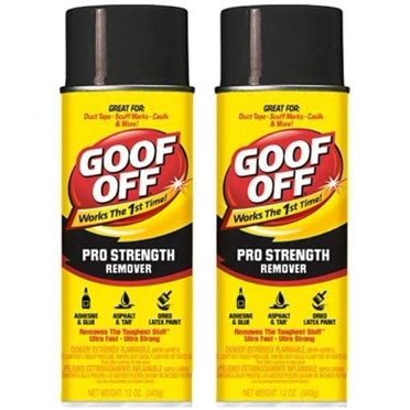 Goof Off Professional Strength Latex Paint and Adhesive Remover, 12 fl ...