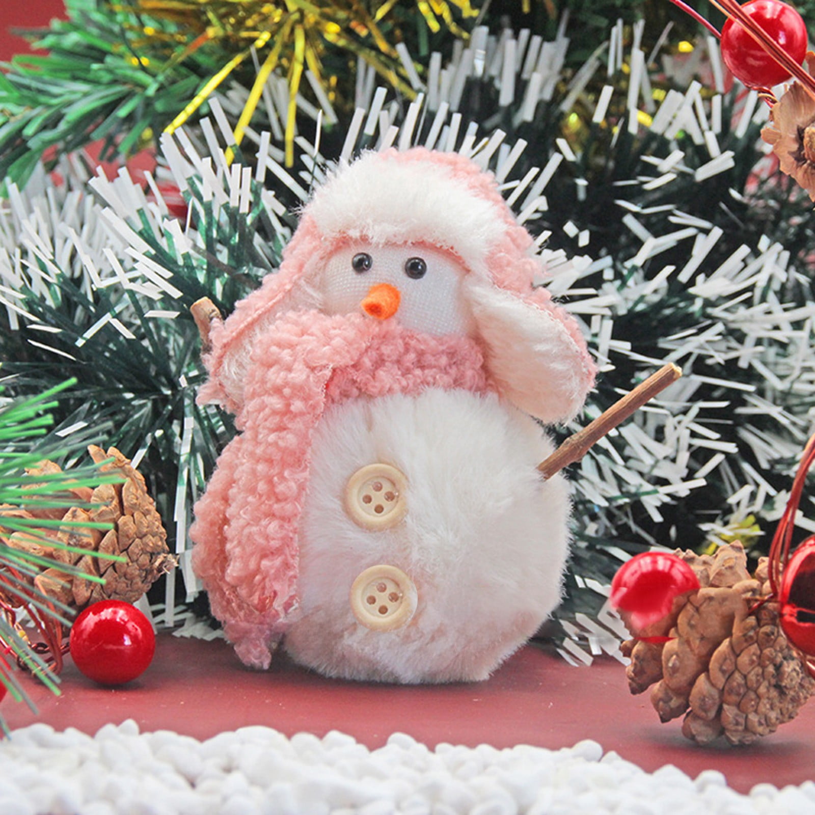 Click here for Todaioua Christmas White Snowman Ornaments 4.3 Inc... prices