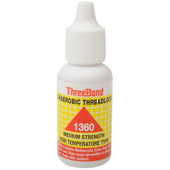 ThreeBond High-Temperature Medium Strength Thread Lock 10ml (.34oz ...