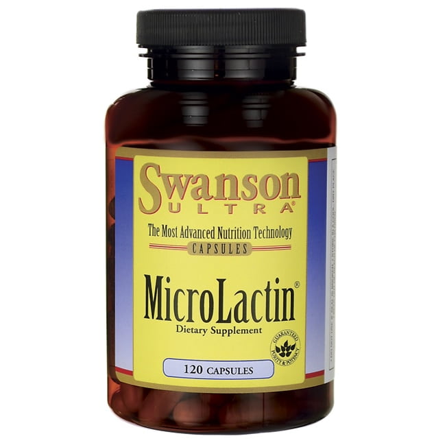 Swanson Microlactin 500 mg 120 Capsules - Walmart.com - Walmart.com