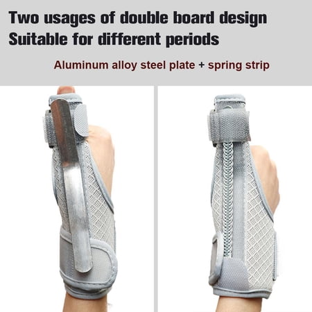 Thumb Splint Brace and Finger Steel Plate Sprained Wrist Strap ...