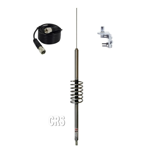 PREDATOR 10K K-1-9 CB, HAM ANTENNA with 9ft COAX, MOUNTING BRACKET ...