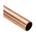 Uxcell 15mm OD 1mm Wall Thickness 100mm Length Copper Round Tube ...
