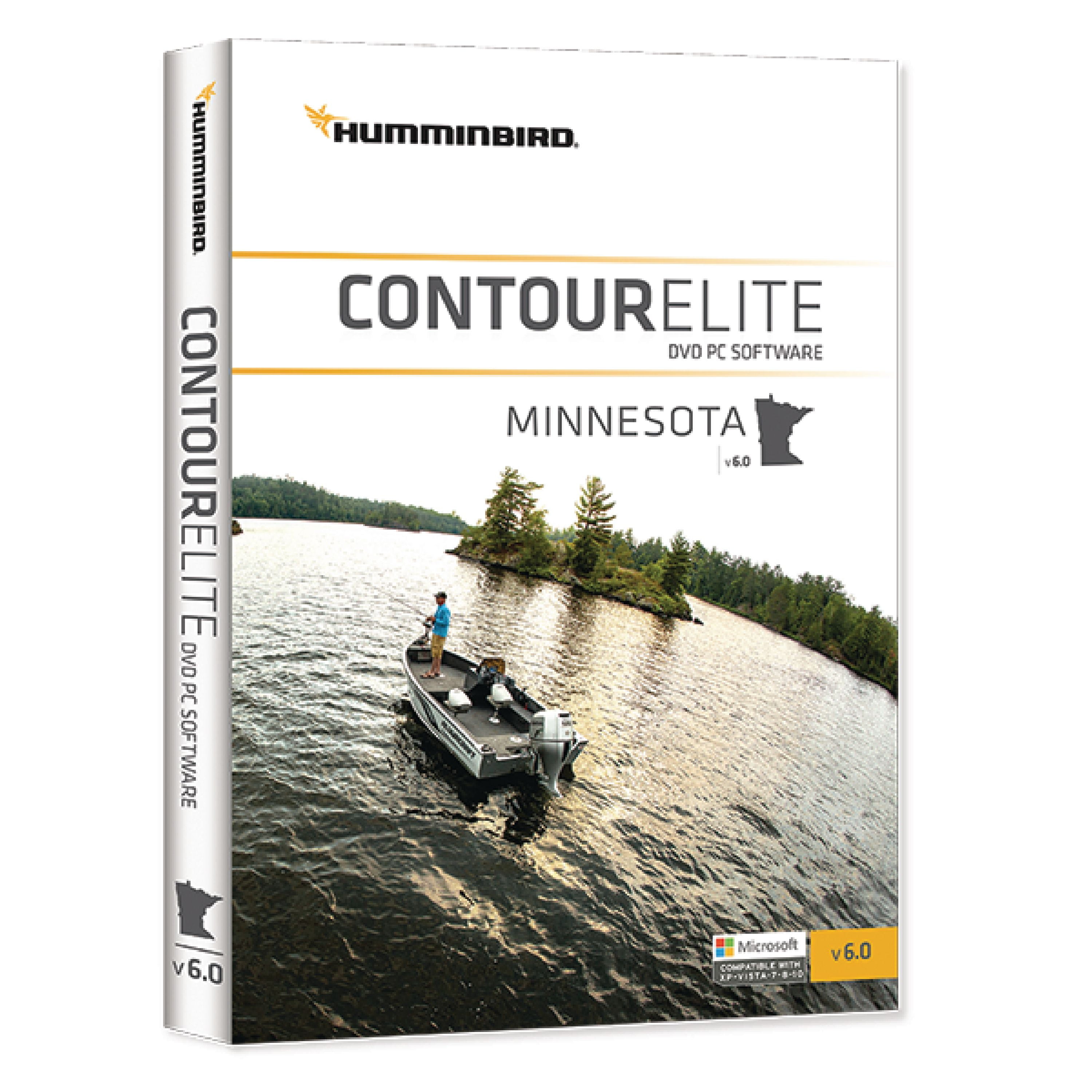 Humminbird 600022-4 Contour Elite Version 6.0 PC Fishing Mapping for ...