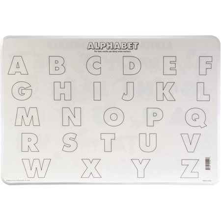 Painless Learning Laminated Placemats 17.5"X12.25"-Alphabet And Animals ...