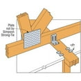 Simpson Strong-Tie 2-1/2 In. 18 ga Galvanized Steel Roof Truss Clip ...