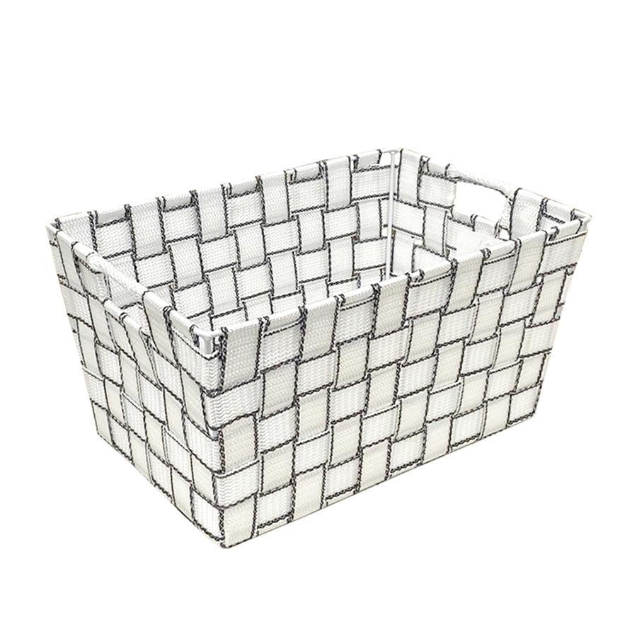 Jessar - Fabric Storage Basket, 30X20X15 cm, White - Walmart.com