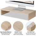 2 Pack Monitor Stand Riser-20 inch, Wooden Desktop Riser for TV/PC ...