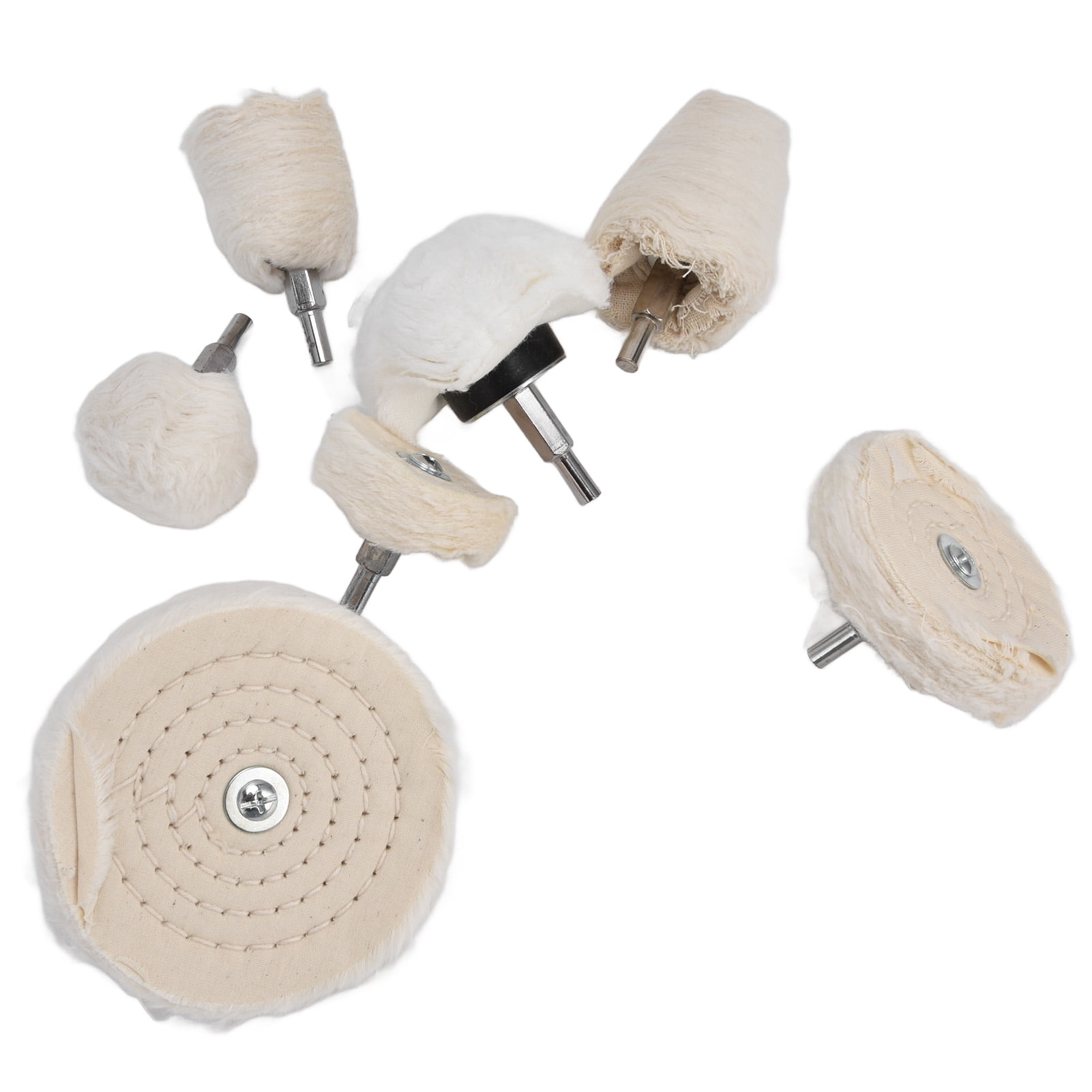 Buffing Wheel Set, Standard Sizes Polishing Wheels Kit For Metal Glass ...