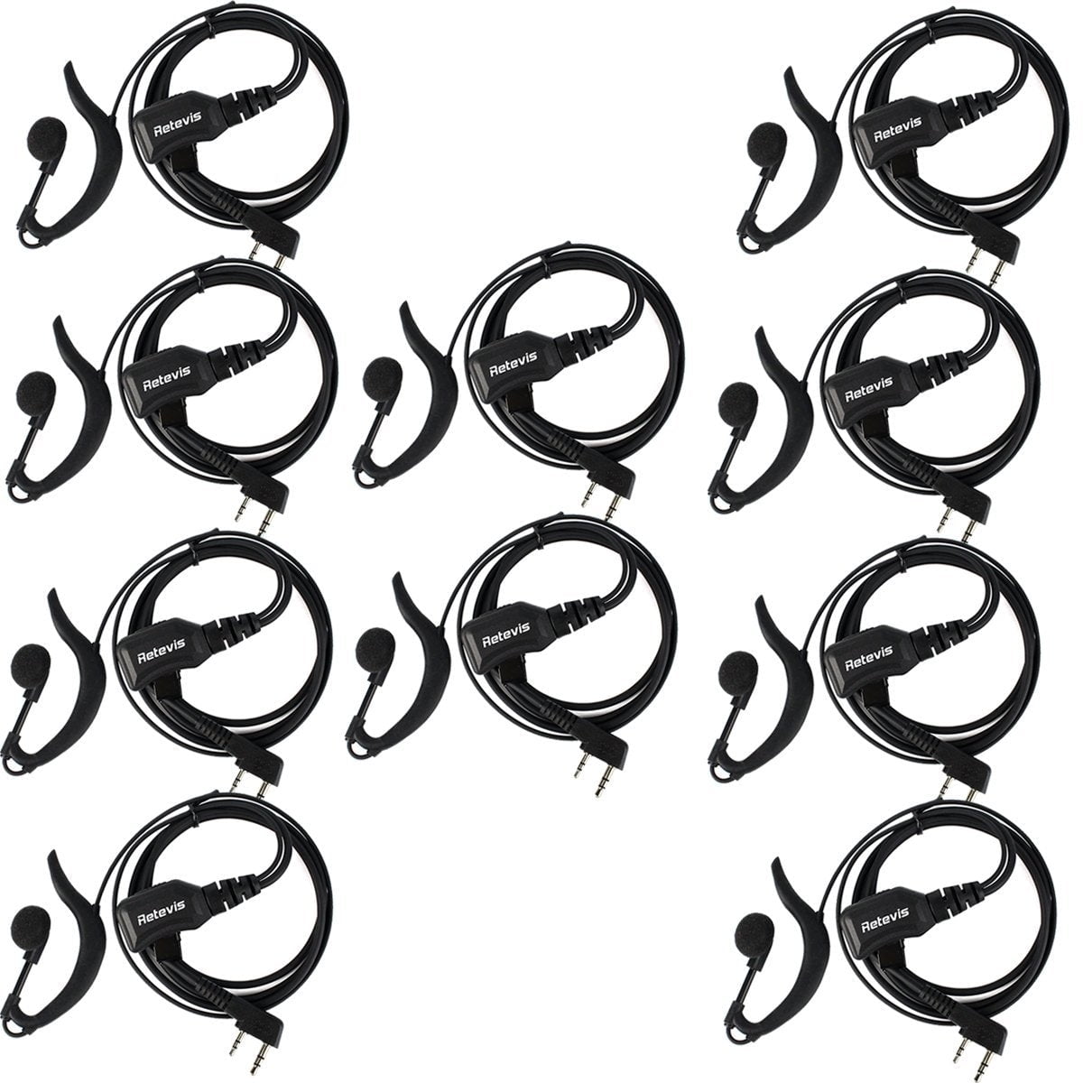 Click here for Retevis Walkie Talkie Earpiece With Mic volume Adj... prices