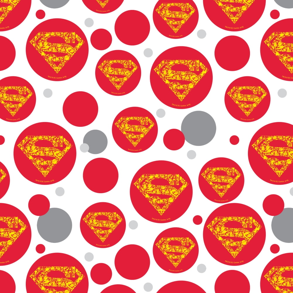 Superman Superman Icons Logo Premium Gift Wrap Wrapping Paper Roll ...