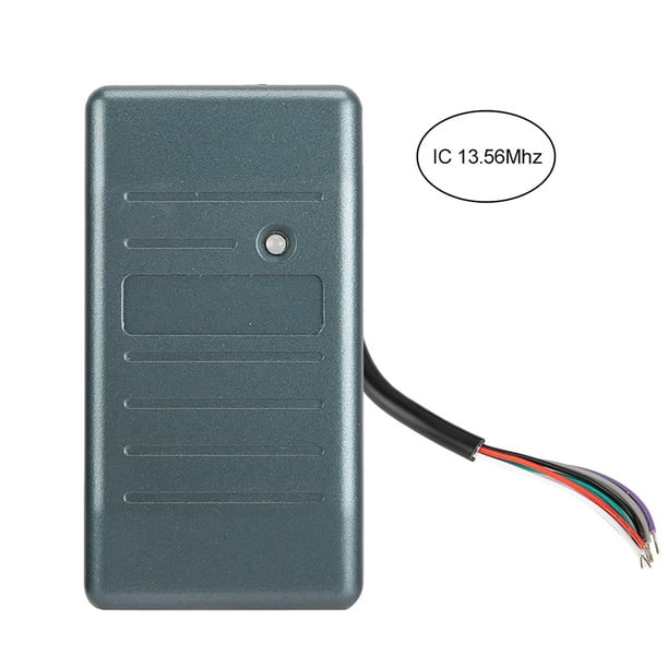 Lector de control de acceso con tarjeta RFID de seguridad 125KHz Wiegand 26/34 WaterproofGray ...