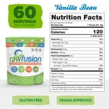 Rawfusion Plant-Based Protein Powder, Vanilla Bean, 4 Lb, 60 Servings ...