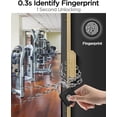 Biometric Padlock, Keyless Fingerprint Lock, IP67 Waterproof, 10 ...