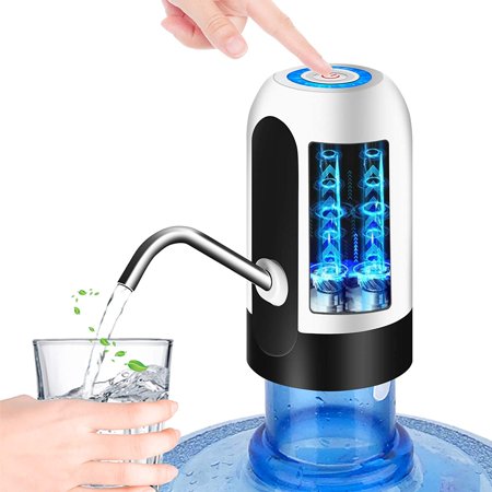 Lemonda Electric Water Bottled Pump,LED Light Automatic Drinking Water ...