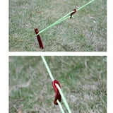 CATIEBYE 20Pcs Aluminium Alloy Tent Wind Rope Buckle for Outdoor ...