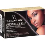 Ultra Glow African Black Soap, 3.5 Oz - Walmart.com