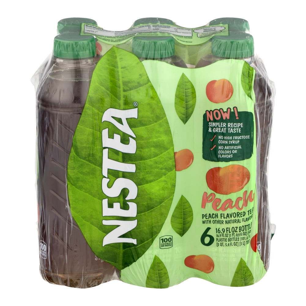 Nestea Peach Iced Tea, 16.9 Fl. Oz., 6 Count – BrickSeek