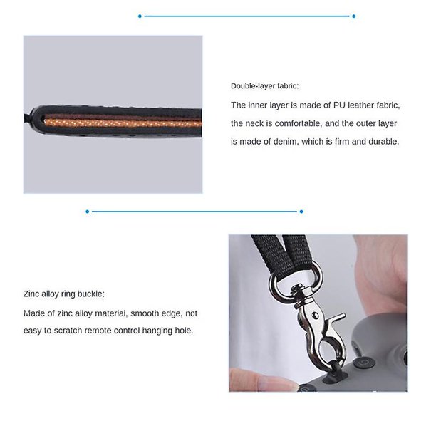 Cordón con clip fijo para control remoto FPV Combo Avata, correa para ...