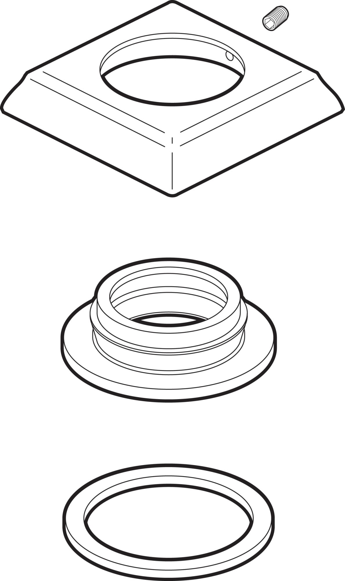 Delta RP52659 Replacement Handle Base - Walmart.com