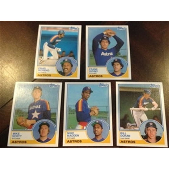 1983 Topps Traded Houston Astros Team Set 5 Cards Mike Scott NM-MT ...