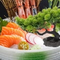 BESTYASH Lifelike Faux Pine Tree Decor for Sashimi Platter and Sushi ...