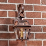 Irvins Country Tinware Jr. Town Crier Outdoor Wall Light Aged Copper ...