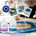 JINH Epoxy Resin 2 Gallon, Upgraded Crystal Clear Epoxy Kit UV ...